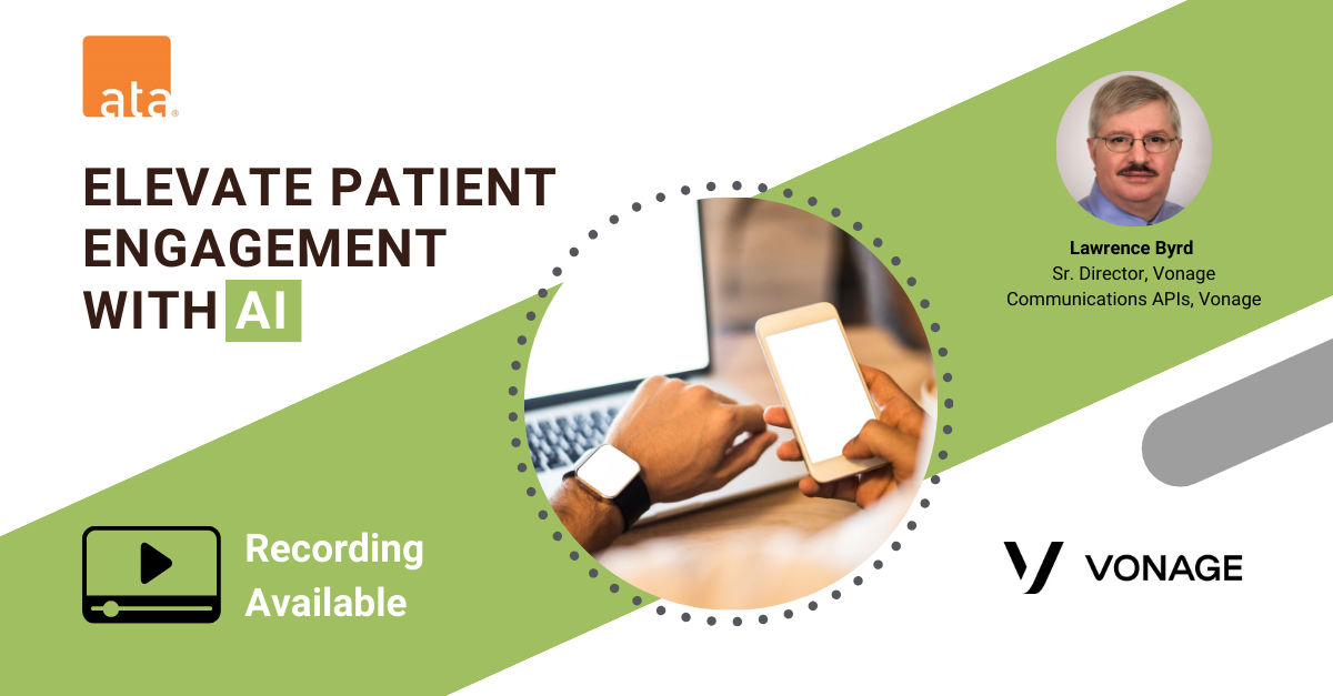 Elevate Patient Engagement with AI - ATA